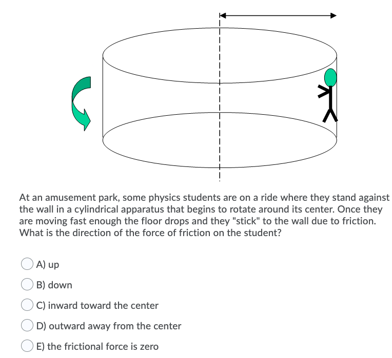 Solved - - - - - - - - At an amusement park, some physics | Chegg.com