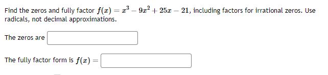 Solved #5 ﻿Find the zeros and fully factor | Chegg.com