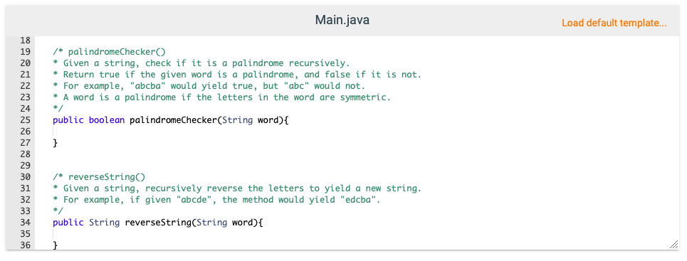 13.11 Recursion Practice For this assignment, you | Chegg.com