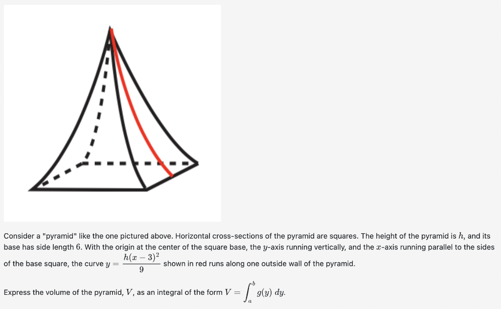 Solved Consider a "pyramid" like the one pictured above. | Chegg.com