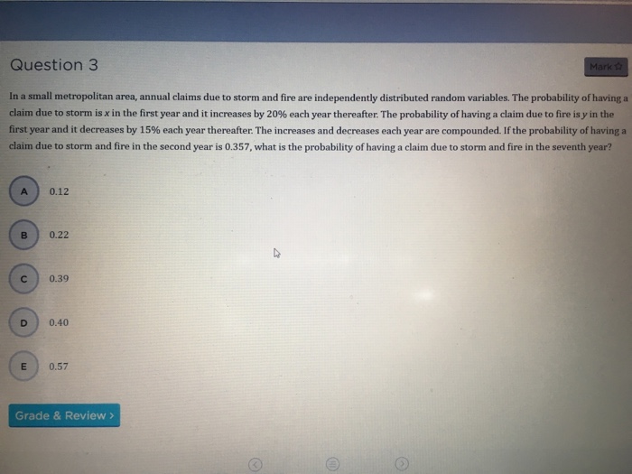 Solved Question 3 In a small metropolitan area, annual | Chegg.com
