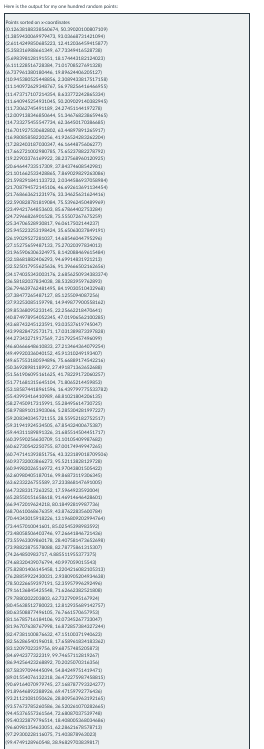 Solved (Sort the points in a plane) Write a program that | Chegg.com