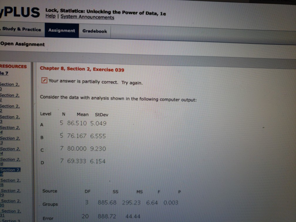 Solved Lock, Statistics: Unlocking the Power of Data, le | Chegg.com