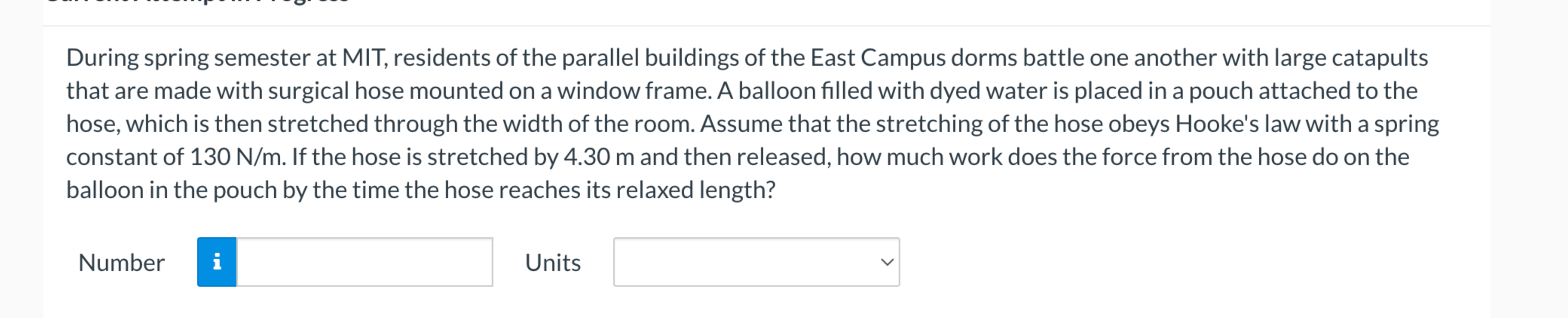 Solved During spring semester at MIT, residents of the | Chegg.com