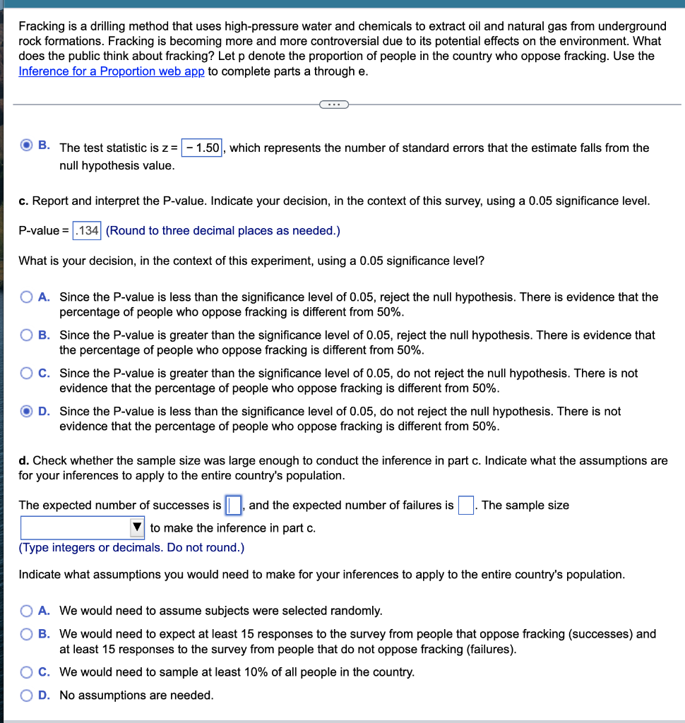 Solved Fracking is a drilling method that uses high-pressure | Chegg.com