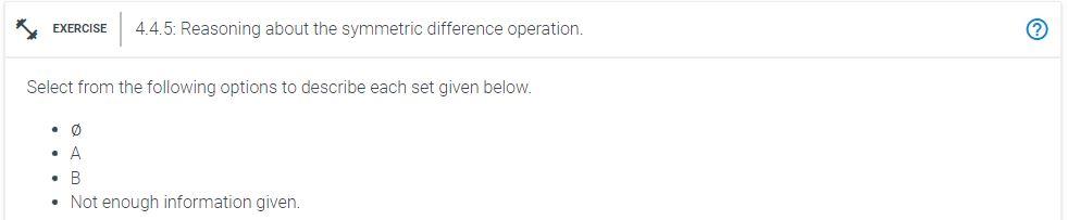 Solved * EXERCISE 4.4.5: Reasoning about the symmetric | Chegg.com