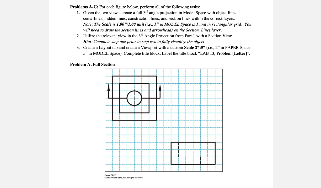 Solved This is an AutoCAD problem. Can anyone do it for me | Chegg.com