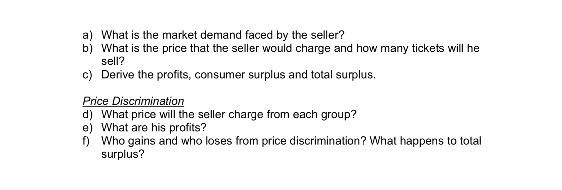 Solved 3) The market for movie tickets consists of two | Chegg.com