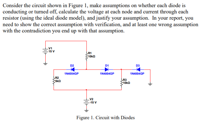 Solved Consider the circuit shown in Figure 1, make | Chegg.com
