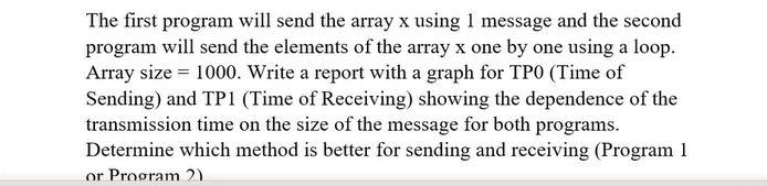 Q1: Write an MPI program that can measure the time | Chegg.com