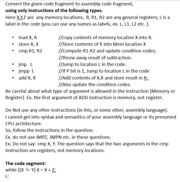 Solved Please solve it using only the commands listed below | Chegg.com