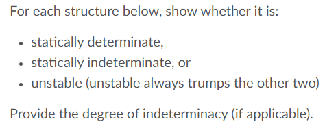 Solved For each structure below, show whether it is: | Chegg.com