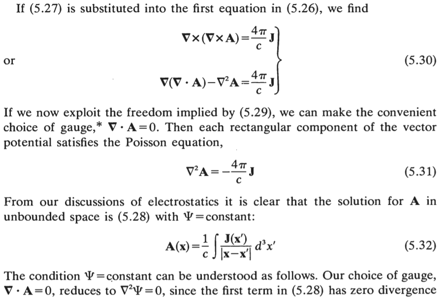 This is using electromagnetism and coulomb gauge a) | Chegg.com