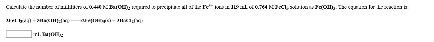 Solved Calculate the number of milliliters of 0.440 M | Chegg.com
