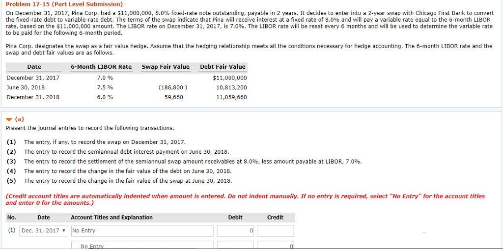 Solved Problem 17-15 (Part Level Submission) On December 31, | Chegg.com