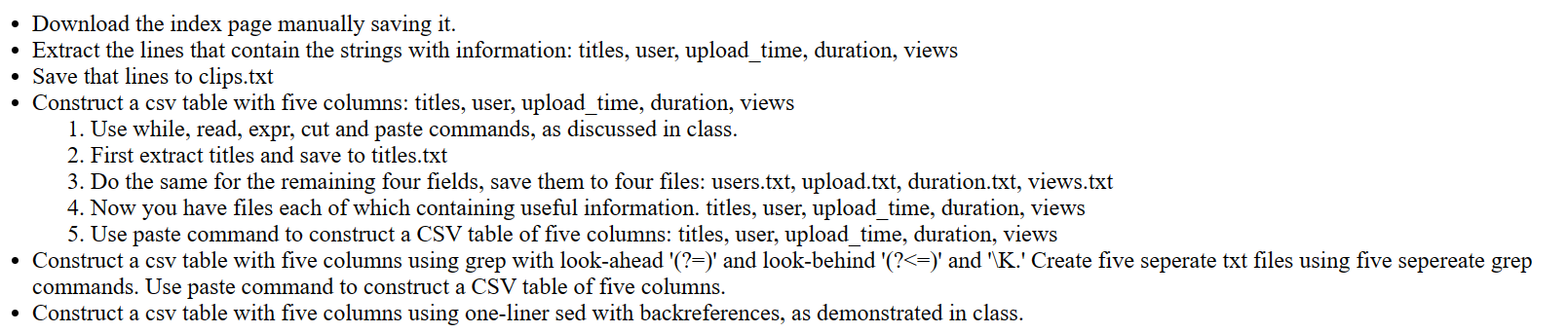 Solved Please Write Code in Linux, DO NOT COPY FROM CHAT GPT | Chegg.com
