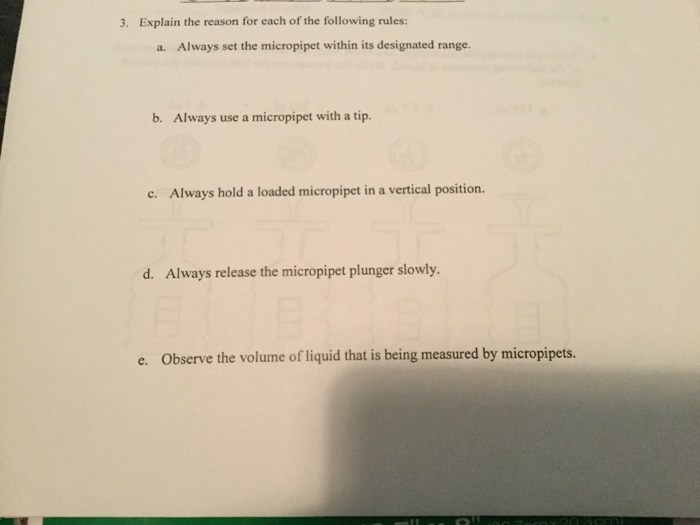 Solved 3. Explain the reason for each of the following | Chegg.com