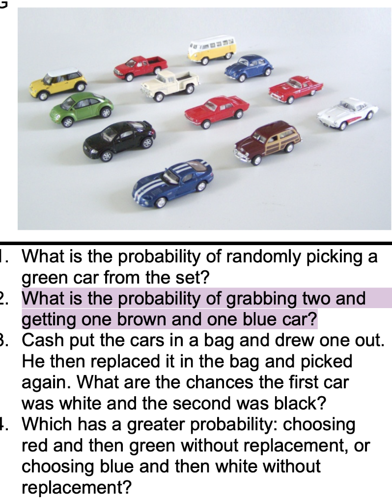 Solved 1. What is the probability of randomly picking a | Chegg.com