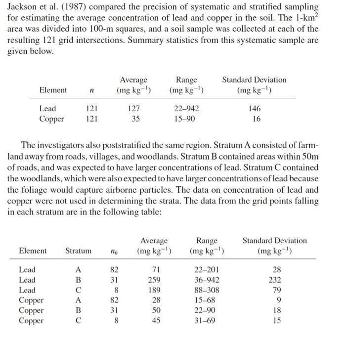 Solved Jackson et al. (1987) compared the precision of | Chegg.com