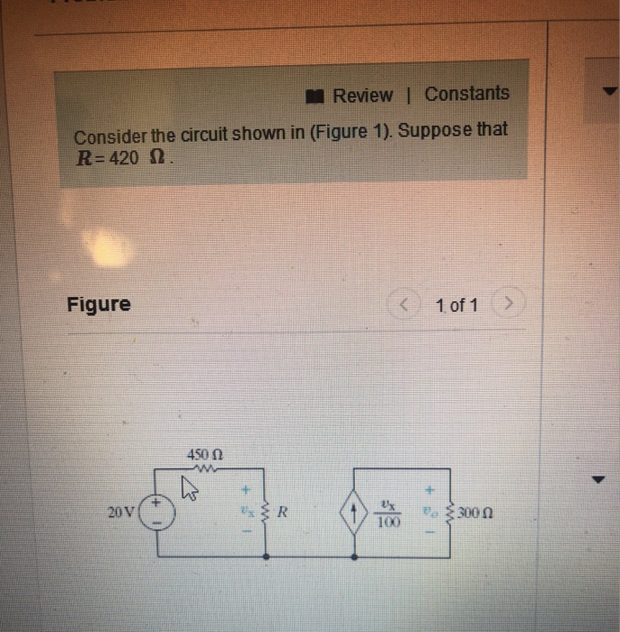 Solved Review | Constants Consider the circuit shown in | Chegg.com