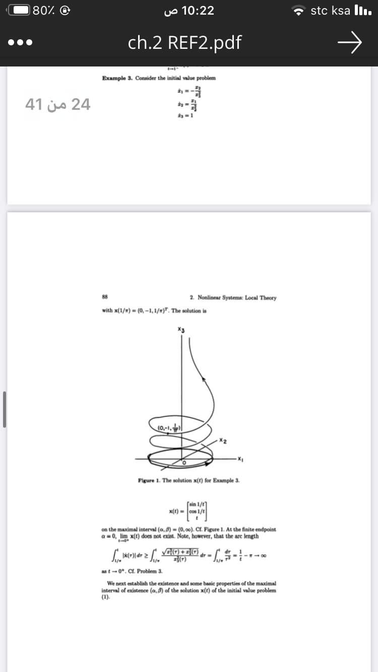 Solved Example 3. Consider the initial value problem من 24 | Chegg.com