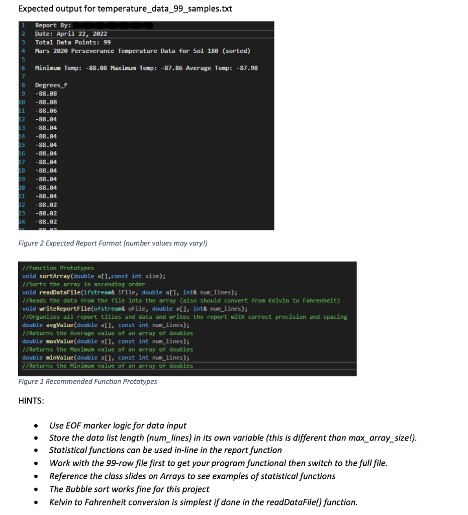 Project Instructions: You are tasked with producing a | Chegg.com