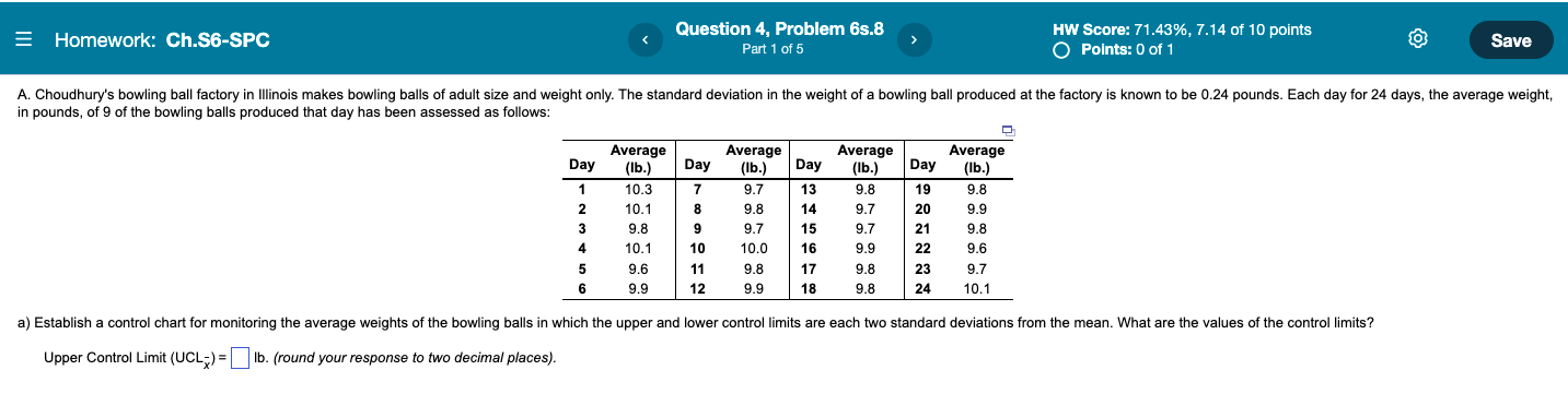 Solved = Homework: Ch.S6-SPC Question 3, Problem 6s.6 Part 1 | Chegg.com