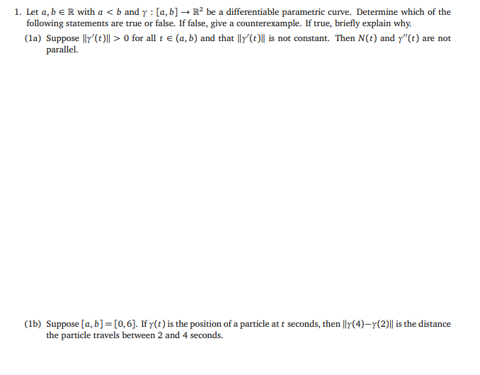 Solved Let a, b ∈ R with a