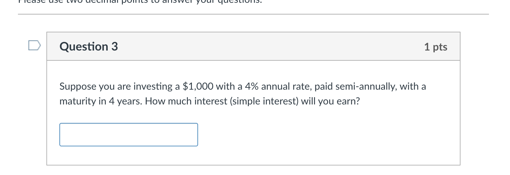 Solved Suppose you are investing a $1,000 with a 4% annual | Chegg.com