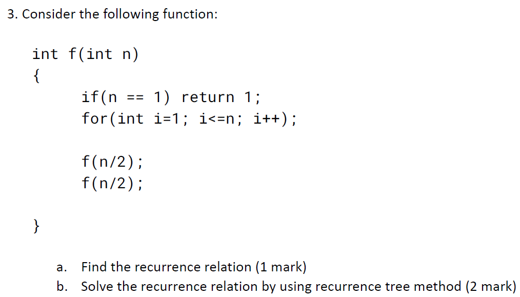 Solved Consider the following function: \} a. Find the | Chegg.com