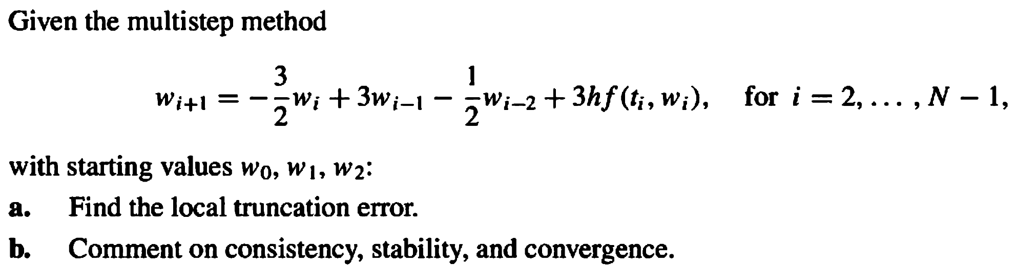 Solved Given the multistep | Chegg.com