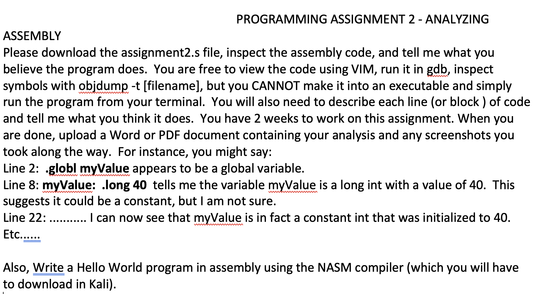 Solved .file "assignment2.c" .text .globl | Chegg.com