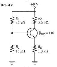 Solved 1.If R1 is short, find IE and IC. 2. If both R1 and | Chegg.com