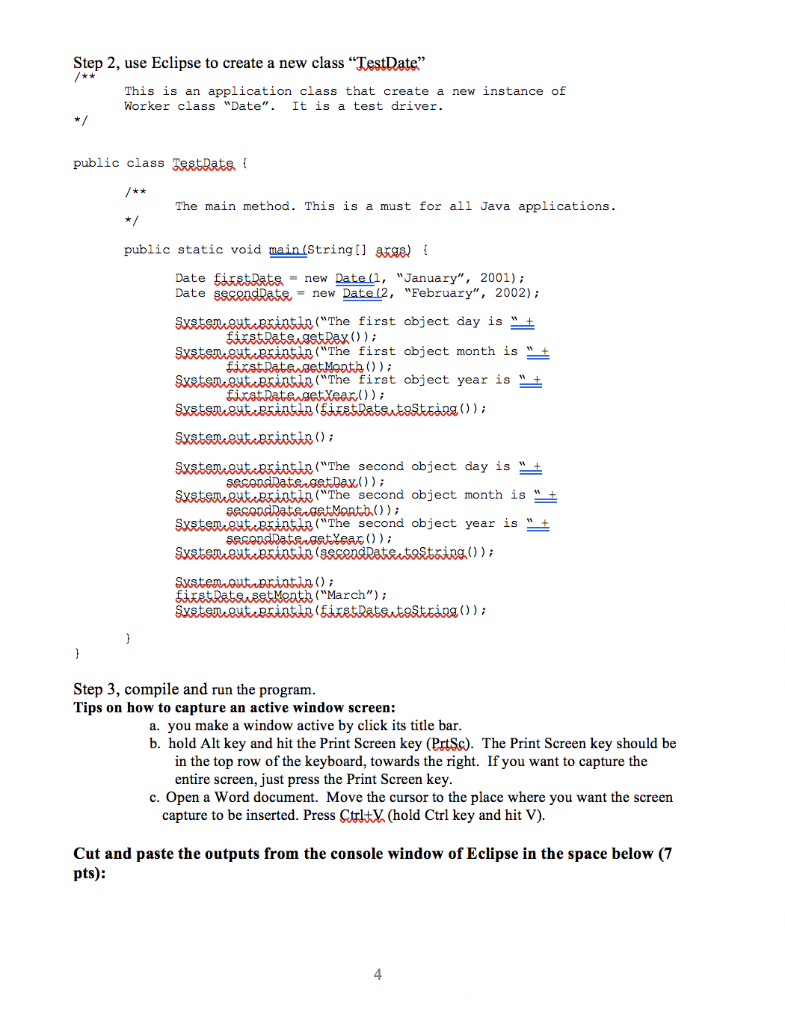 Solved ICS 141. Programming with Objects. Lab 1. Your Name: | Chegg.com