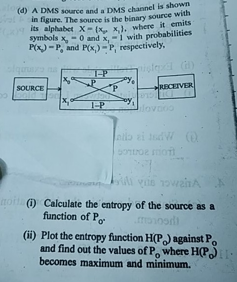 (d) A DMS source and a DMS channel rc e with in | Chegg.com