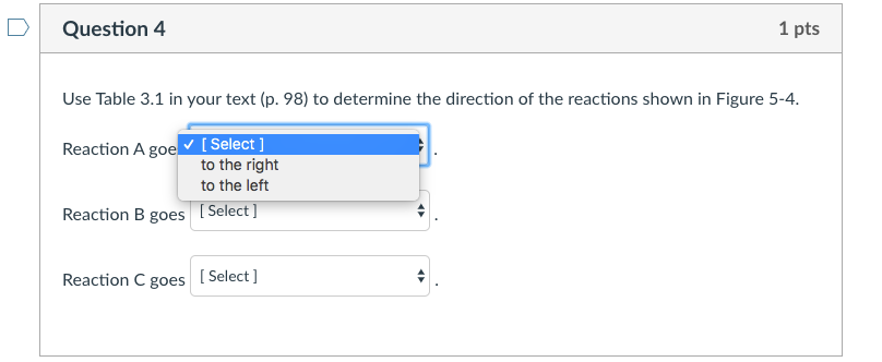 Solved Use Table 3.1 in your text (p. 98) to determine the | Chegg.com