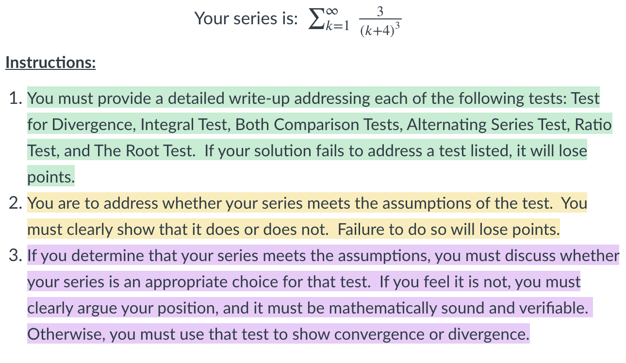 Solved Your series is: E = uta) Instructions: 1. You must | Chegg.com