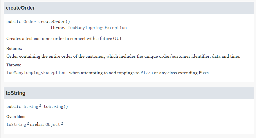 Solved Customer Ordering class used for creating multiple | Chegg.com