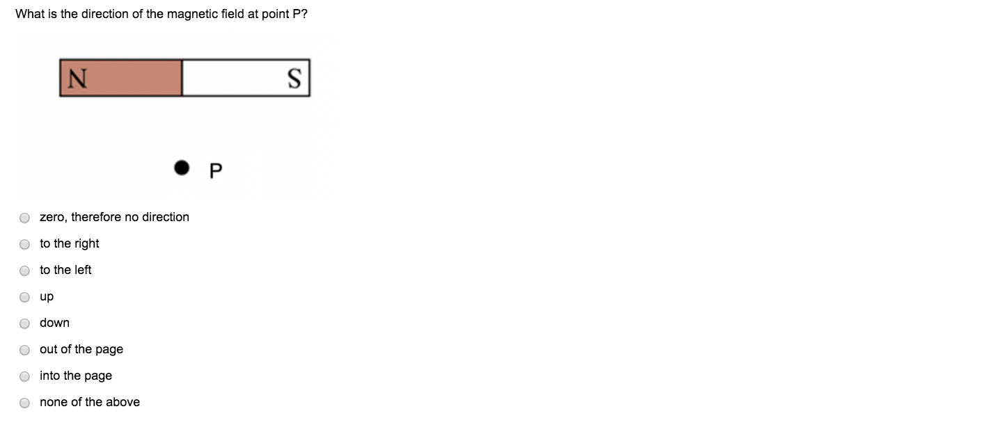 Solved A compass is placed next to a bar magnet as shown. | Chegg.com