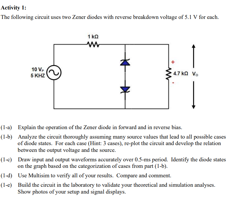 Solved Kindly answer and draw on multisim 1-d) Use Multisim | Chegg.com Solved Kindly answer and draw on multisim 1-d) Use Multisim | Chegg.com