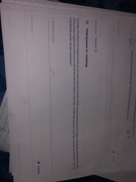 Solved of I will produce dozen molecules of trihydrogen | Chegg.com