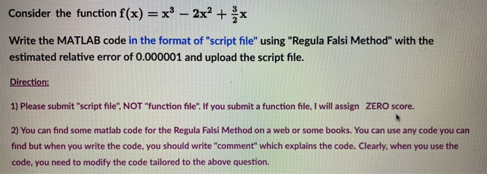 Solved Consider the function f(x) = x3-2x2 +款 Write the | Chegg.com
