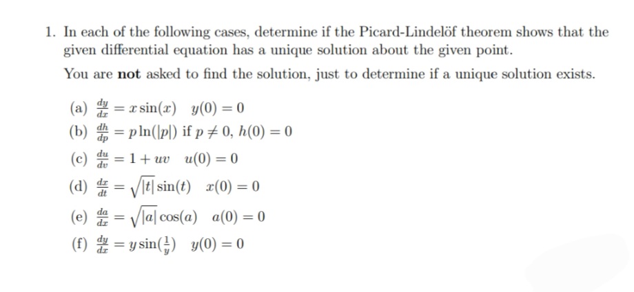 Solved In ﻿each of ﻿the following cases, determine if ﻿the | Chegg.com