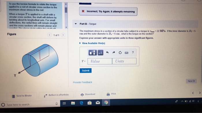 Solved To use the torsion formula to relate the torque | Chegg.com