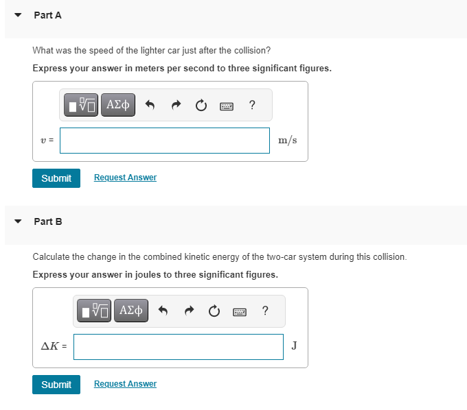 Solved When cars are equipped with flexible bumpers, they | Chegg.com