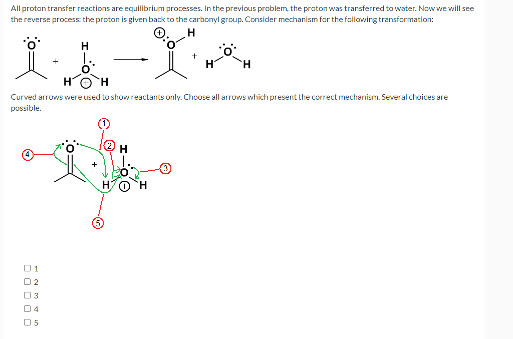 Solved All proton transfer reactions are equilibrium | Chegg.com