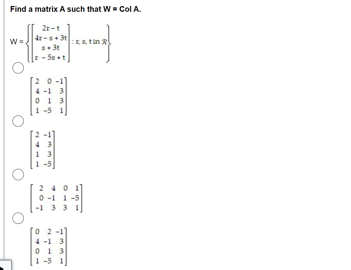 Solved Determine whether the vector u belongs to the null | Chegg.com