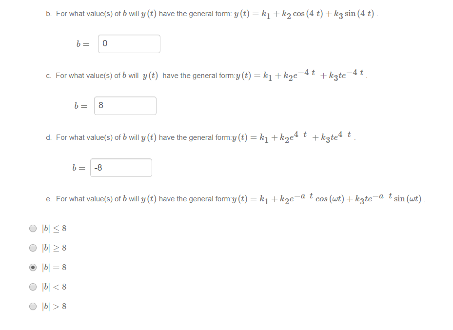 Solved Find the solution to the given initial value problem: | Chegg.com