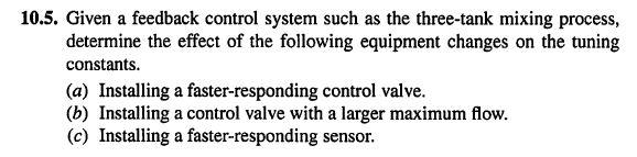 Solved 10.5. Given a feedback control system such as the | Chegg.com