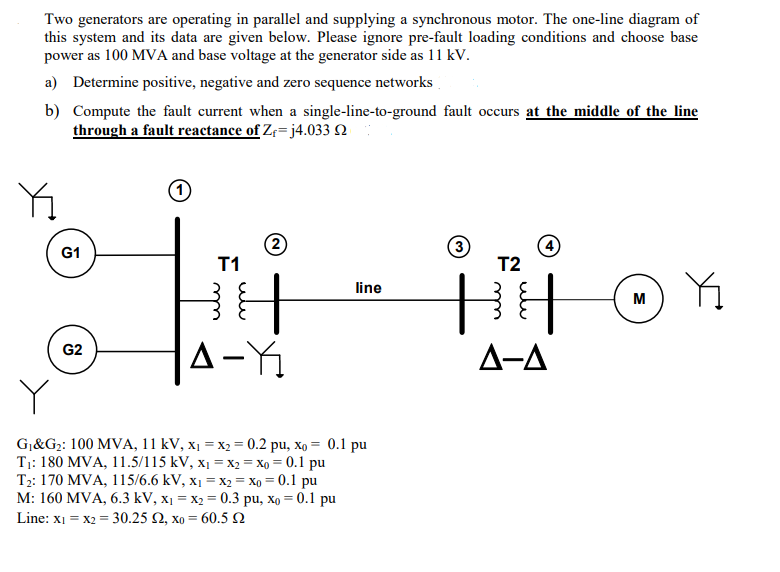 Solved Two generators are operating in parallel and | Chegg.com